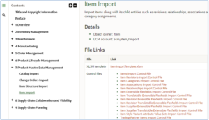 Oracle Fusion FBDI for Item Import – Tech Trainings
