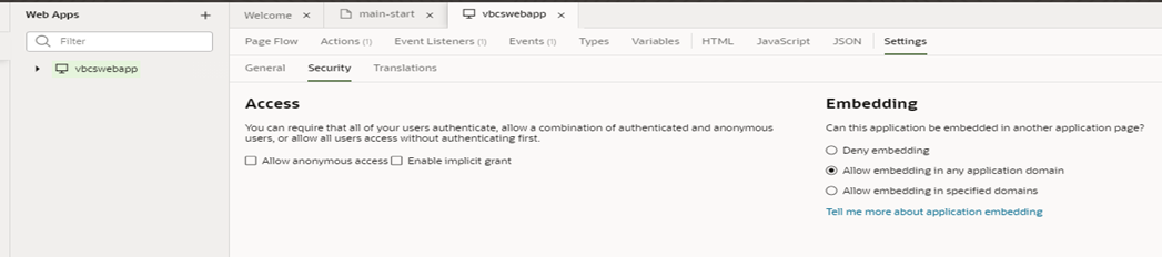 Oracle Cloud Erp Create New Tab And Embed Vbcs Page Using Page Composer Tech Trainings