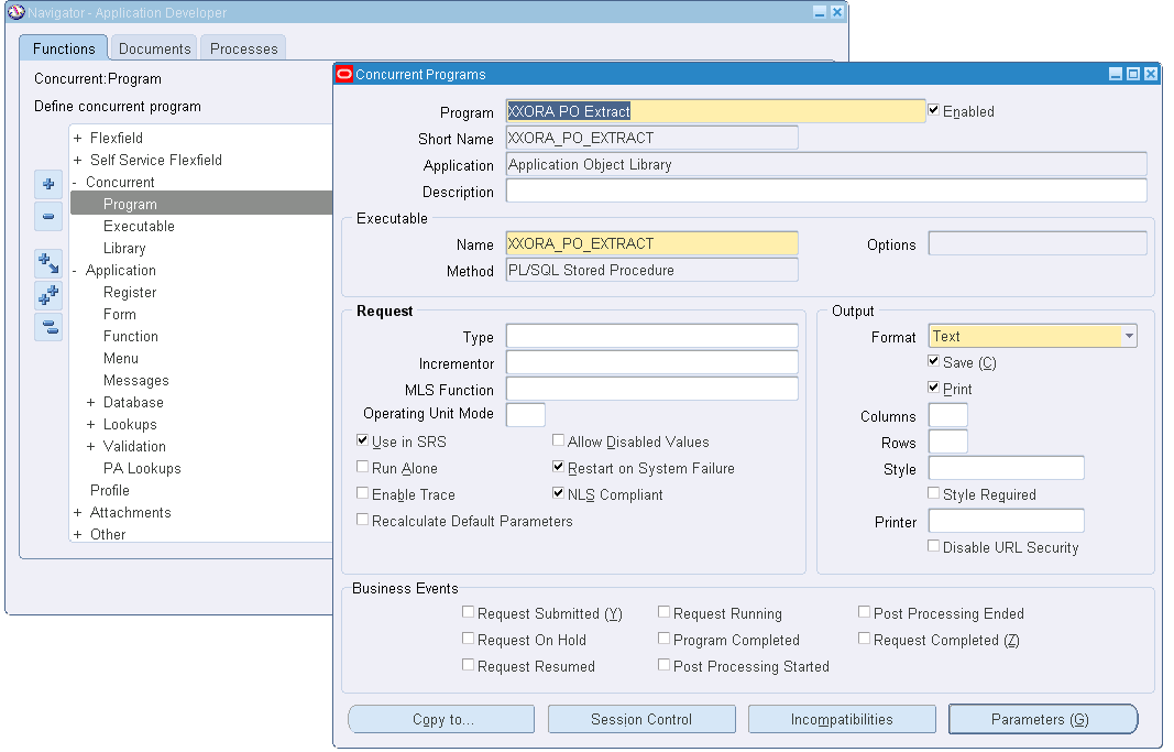 How to create Concurrent Program based on PLSQL Procedure – Tech Trainings