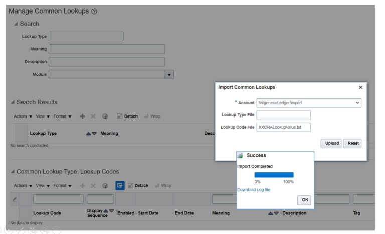 Bulk Upload Lookup Types and Lookup Codes – Oracle Fusion ERP – Tech Trainings