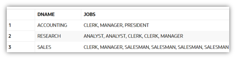 LISTAGG – Display rows in Columns in CSV Format – Oracle Database ...